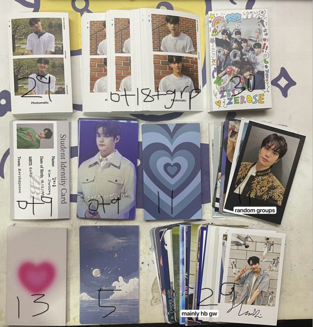 free kpop zb1 freebies, Hobbies & Toys, Memorabilia & Collectibles, K-Wave on Carousell
