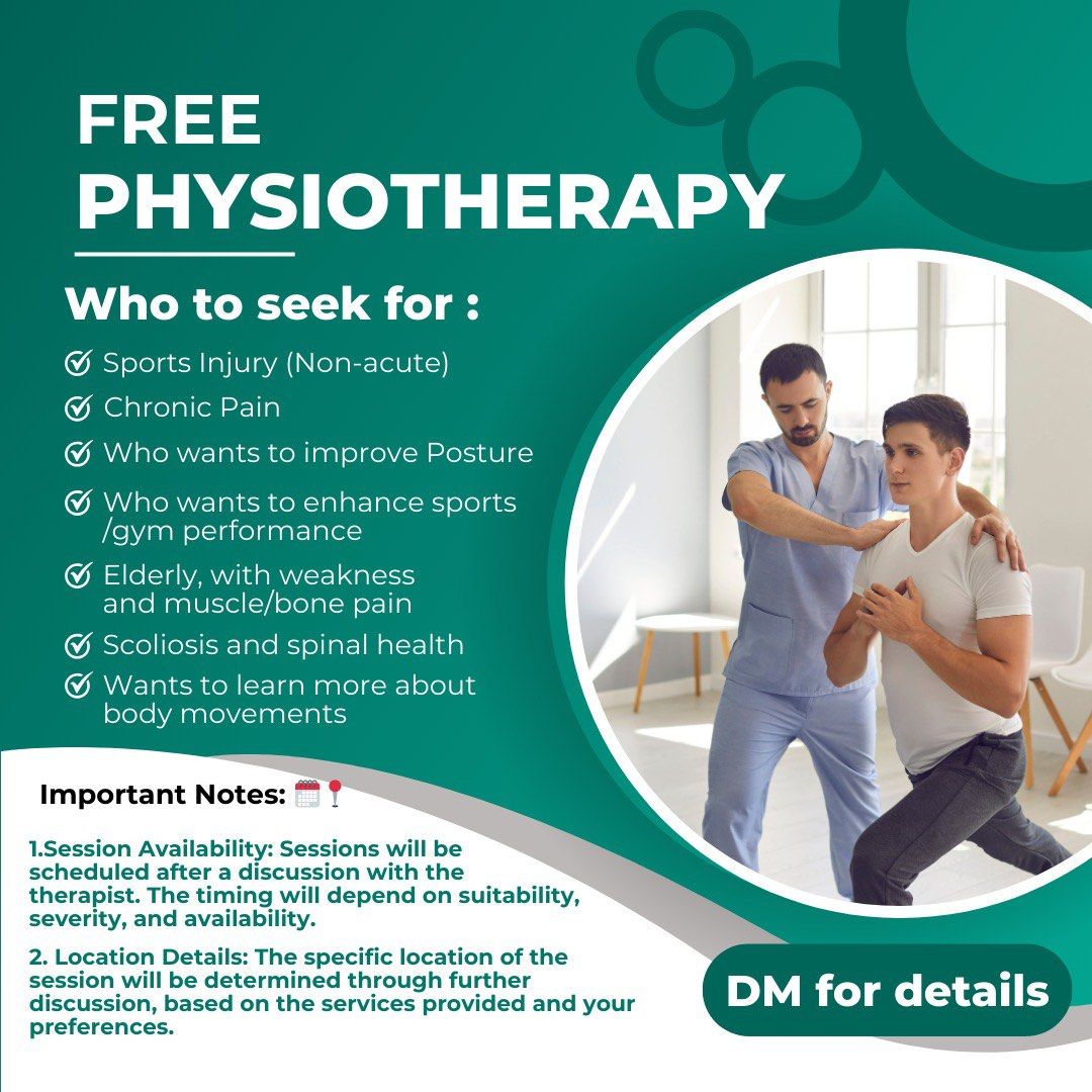 Free physiotherapy service!!, Announcements on Carousell