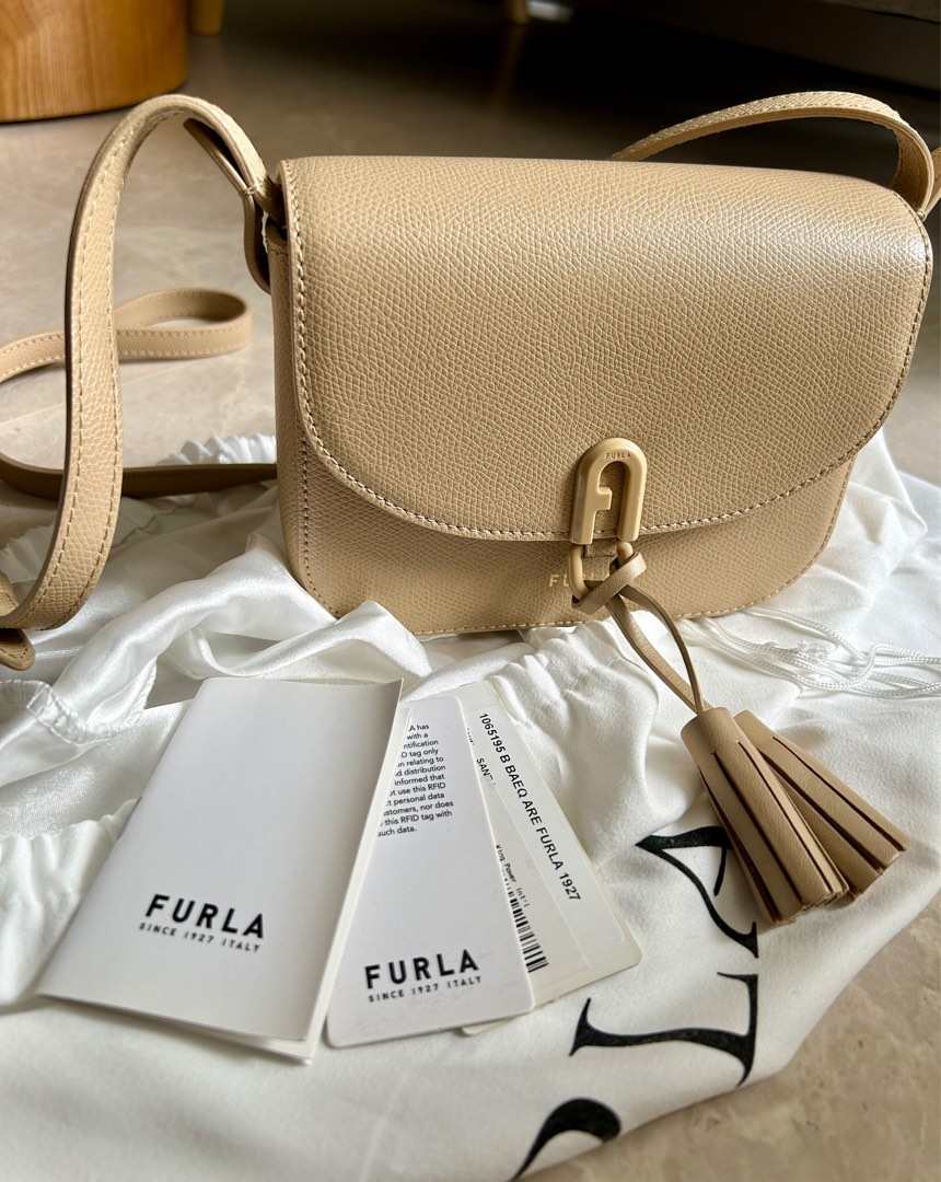 Furla 1927 mini crossbody bag, Luxury, Bags & Wallets on Carousell