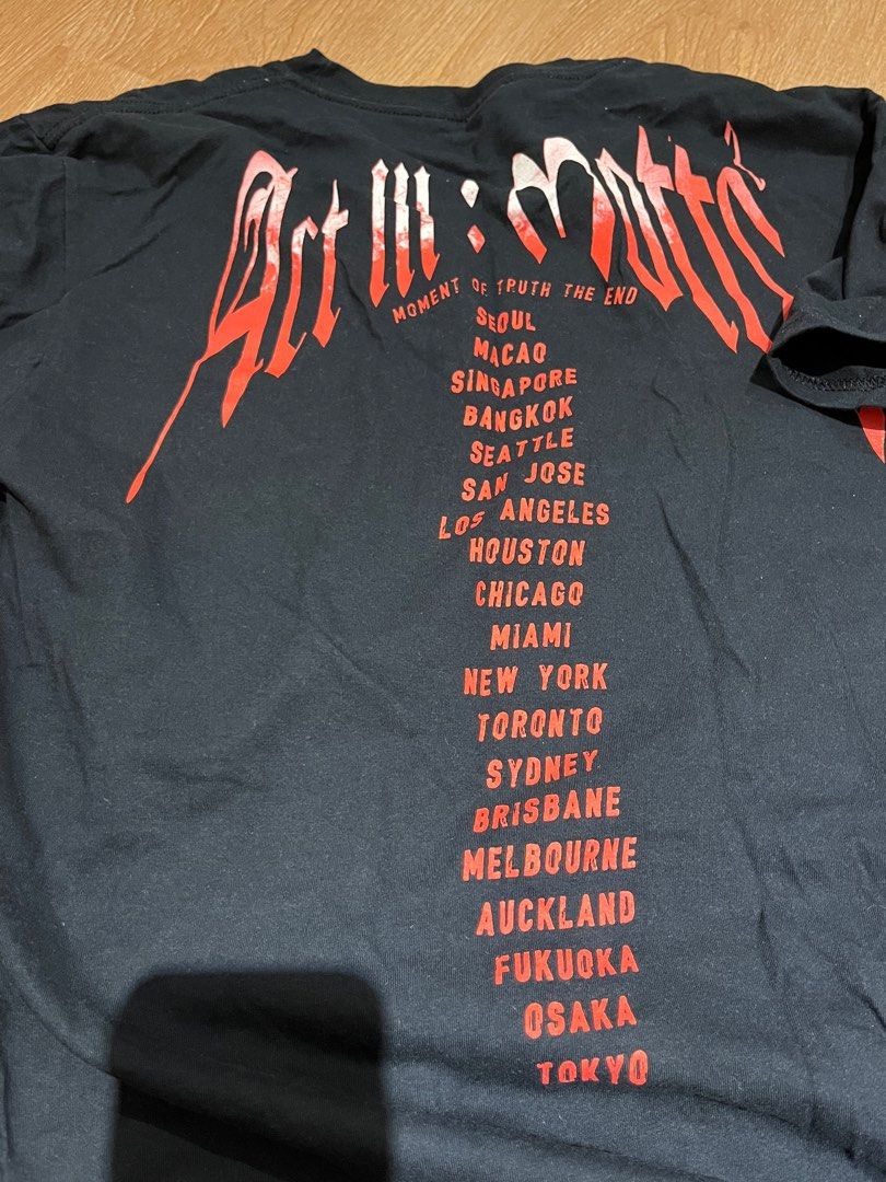 GD Motte Tour Official Merch, Men's Fashion, Tops & Sets, Tshirts ...