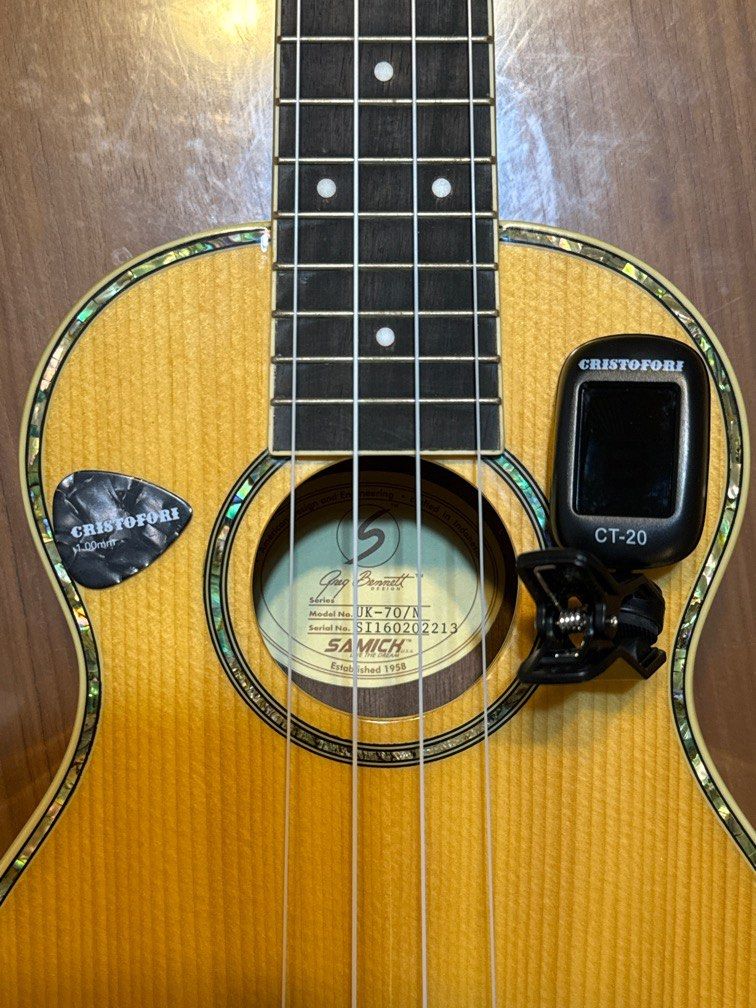 Greg Bennett Ukulele with Cristofori Tuner and Pick, Hobbies & Toys ...