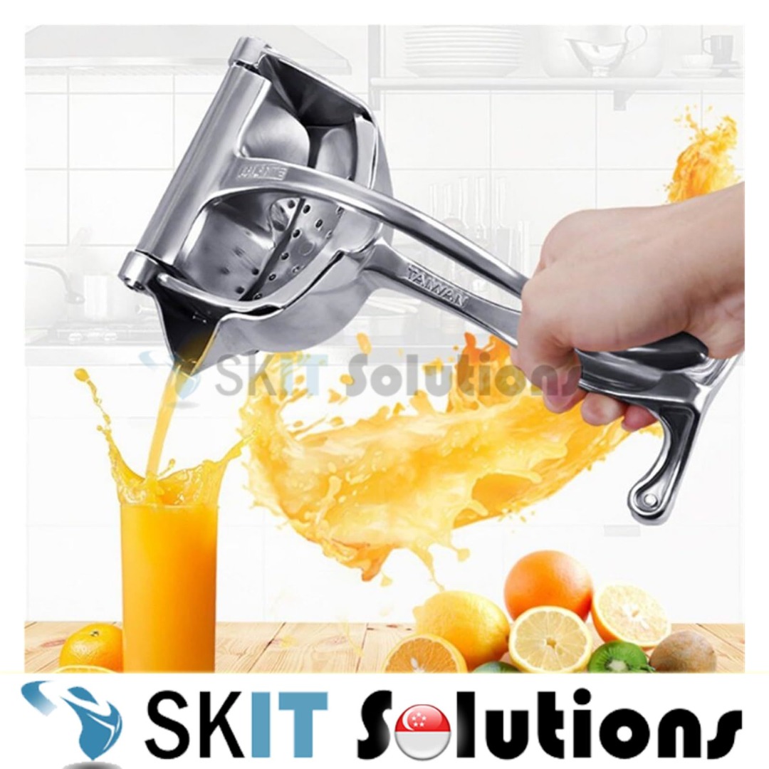 Hand Press Juicer Lemon Squeezer Aluminium Steel Alloy Juice Manual ...