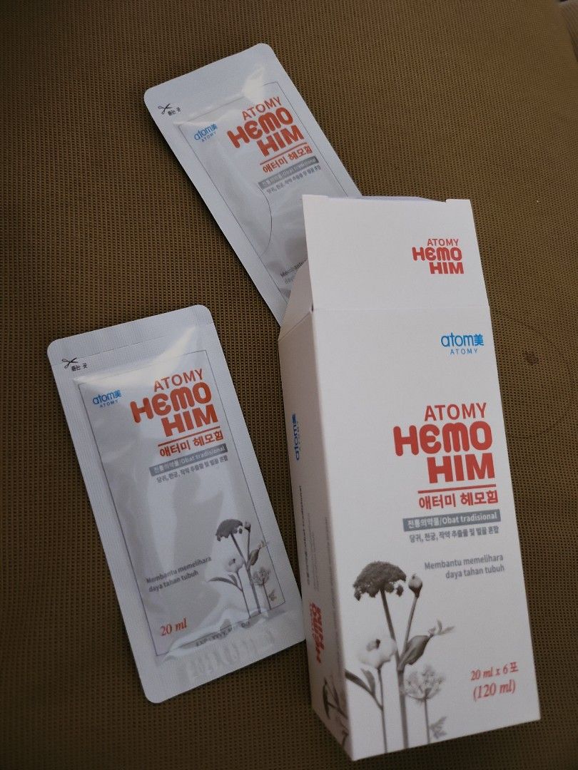 Hemohim atomy mini box isi 6 sachet, Serba Serbi, Others di Carousell