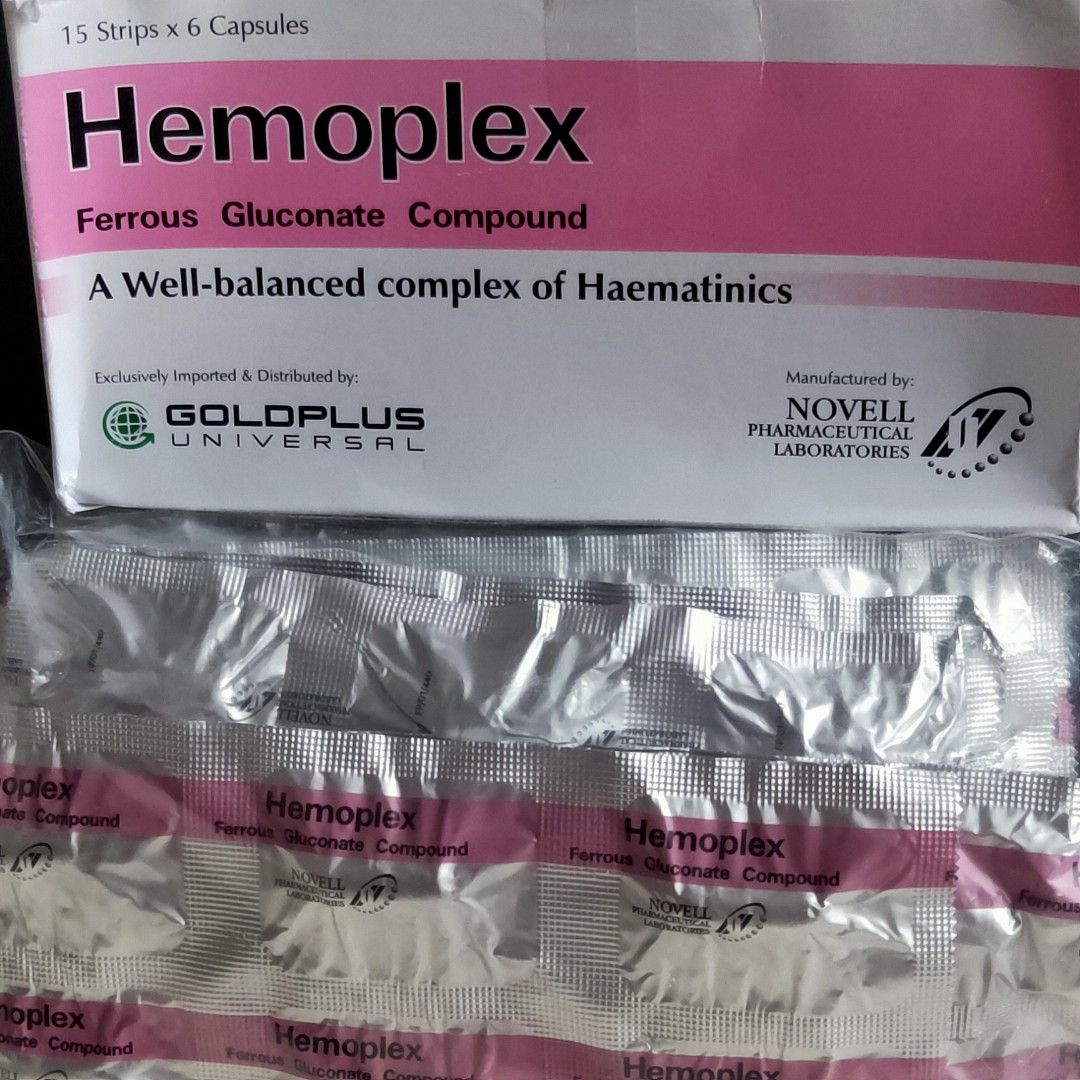 Hemoplex, Health & Nutrition, Health Supplements, Vitamins ...