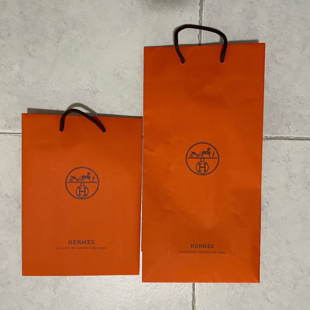 Hermes Paper Bag, Luxury, Accessories on Carousell