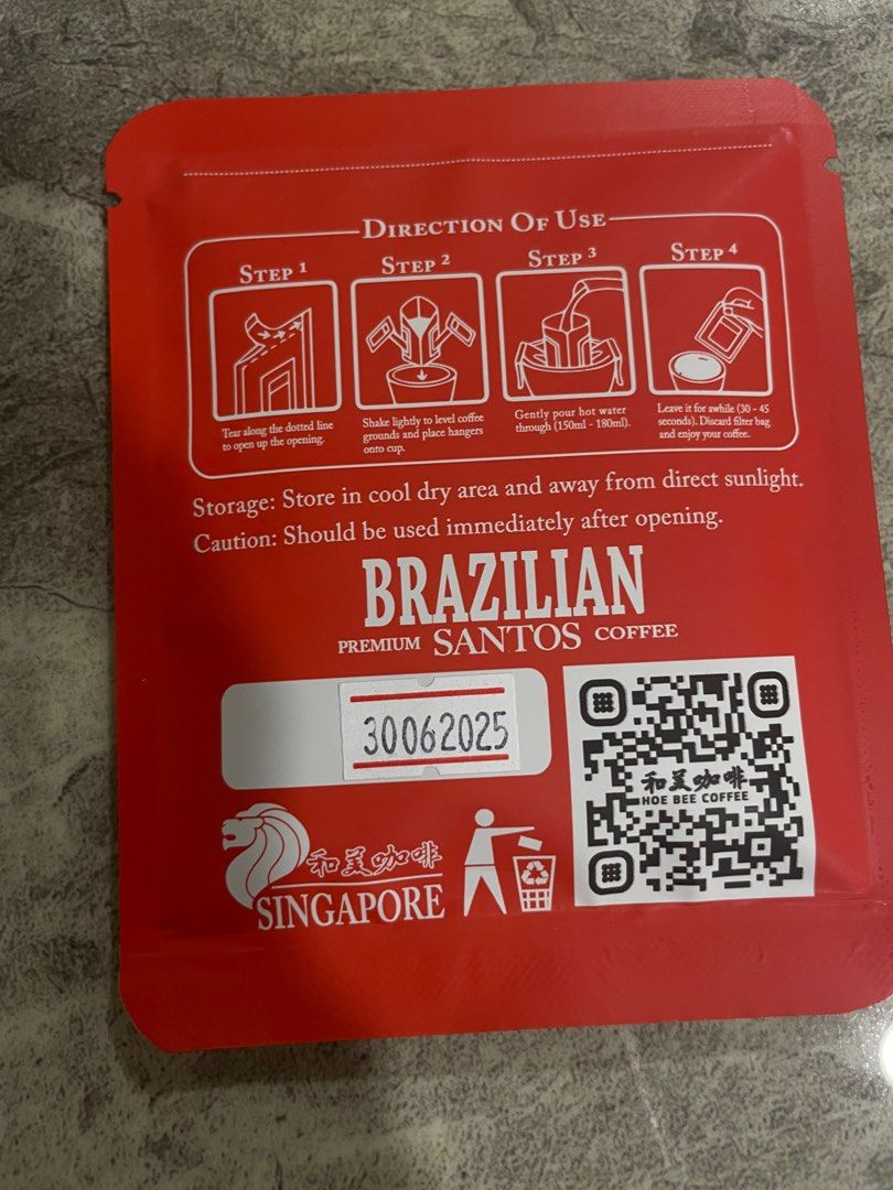 Hoe Bee Traditional Coffee Palembang Columbia Bali Brazilian Drip ...