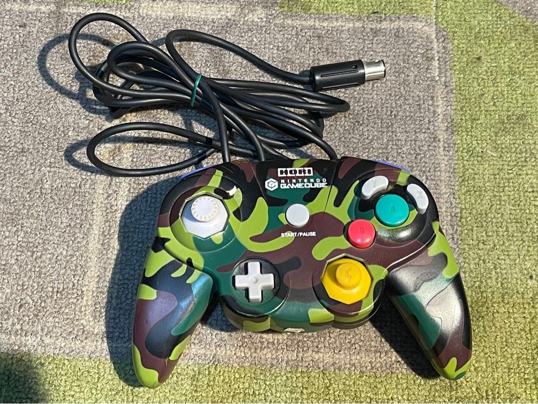 Hori GameCube Controller wired Camouflage Edition Makines pa for game cube, Video Gaming, Gaming ...