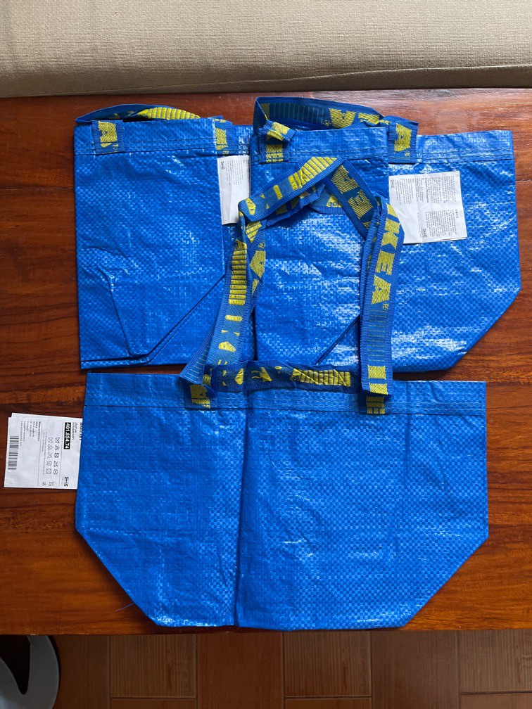 Ikea Bags (All 3 bags), Women's Fashion, Bags & Wallets, Tote Bags on ...