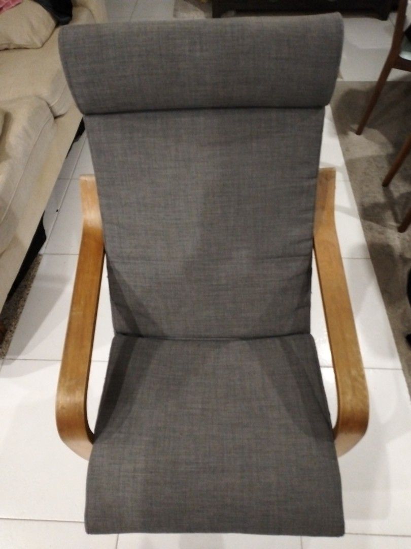 IKEA Poang Armchair, Furniture & Home Living, Furniture, Chairs on ...