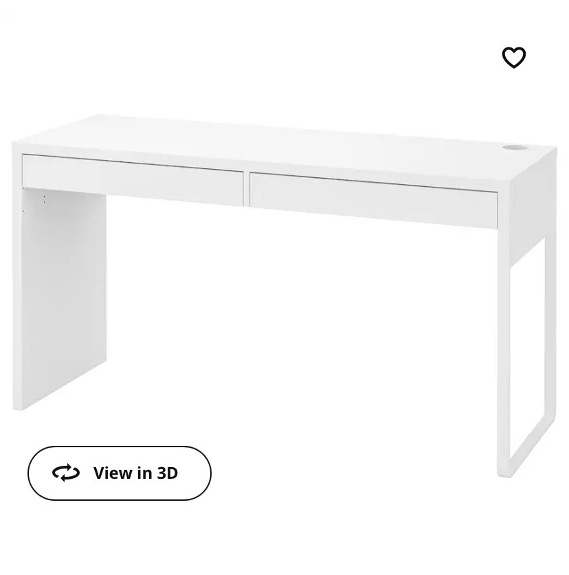 IKEA Study Table, Furniture & Home Living, Furniture, Tables & Sets on ...