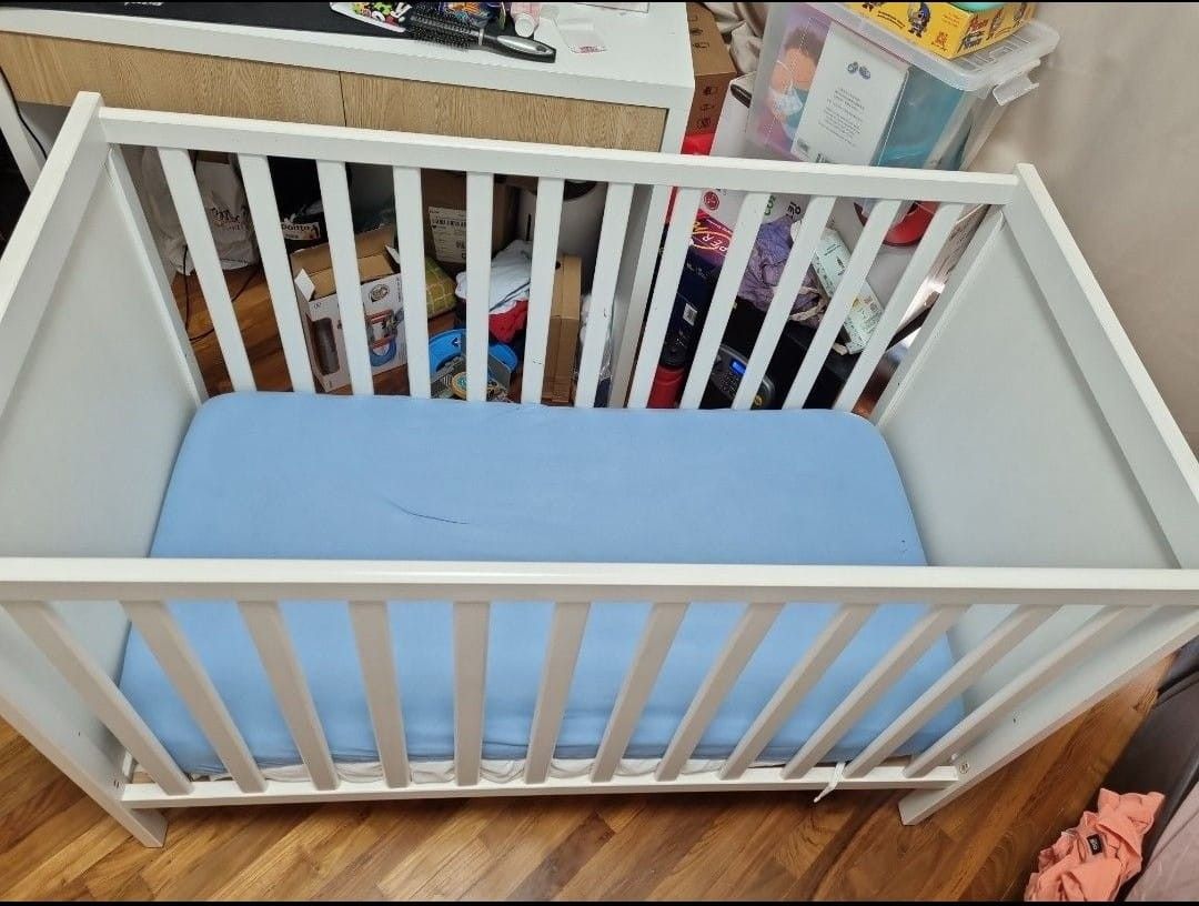 Ikea Sundvik cot bed, Babies & Kids, Baby Nursery & Kids Furniture, Cots & Cribs on Carousell