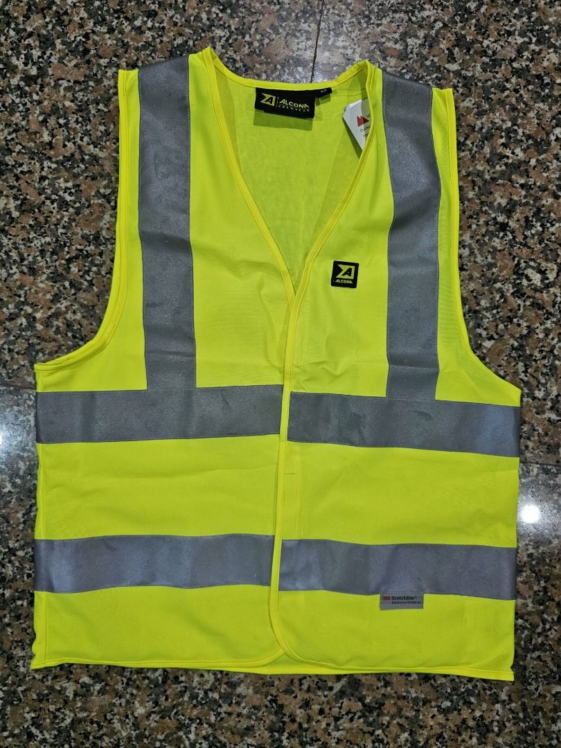 Industrial Grade CE Certified Safety Vest with 3M Scotchlite, Men's ...