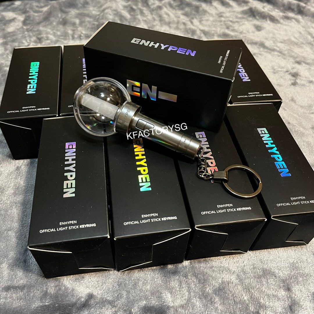 [LAST 7] ENHYPEN OFFICIAL LIGHTSTICK KEYRING, Hobbies & Toys ...