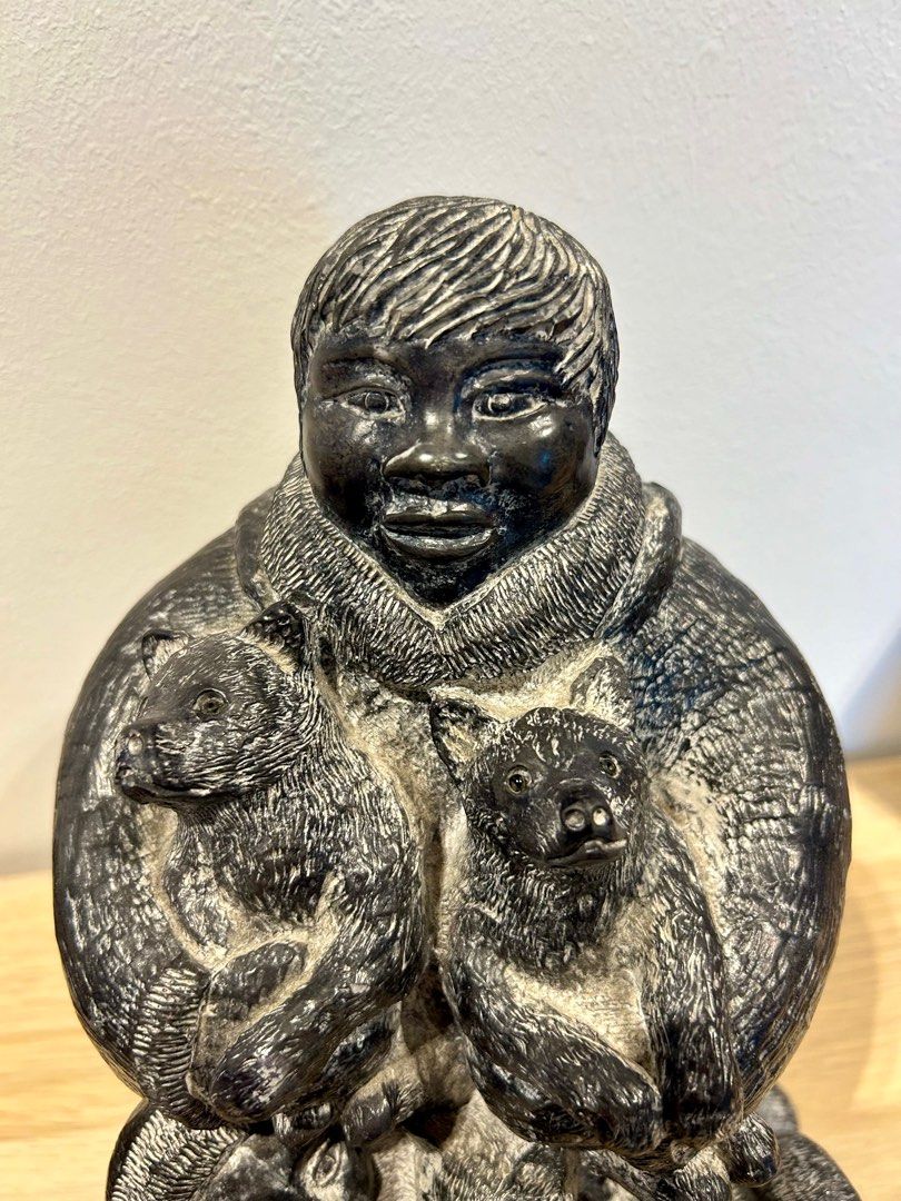 Inuit Hand Carved Eskimo Artwork. Original Sculpture Signed., Hobbies ...