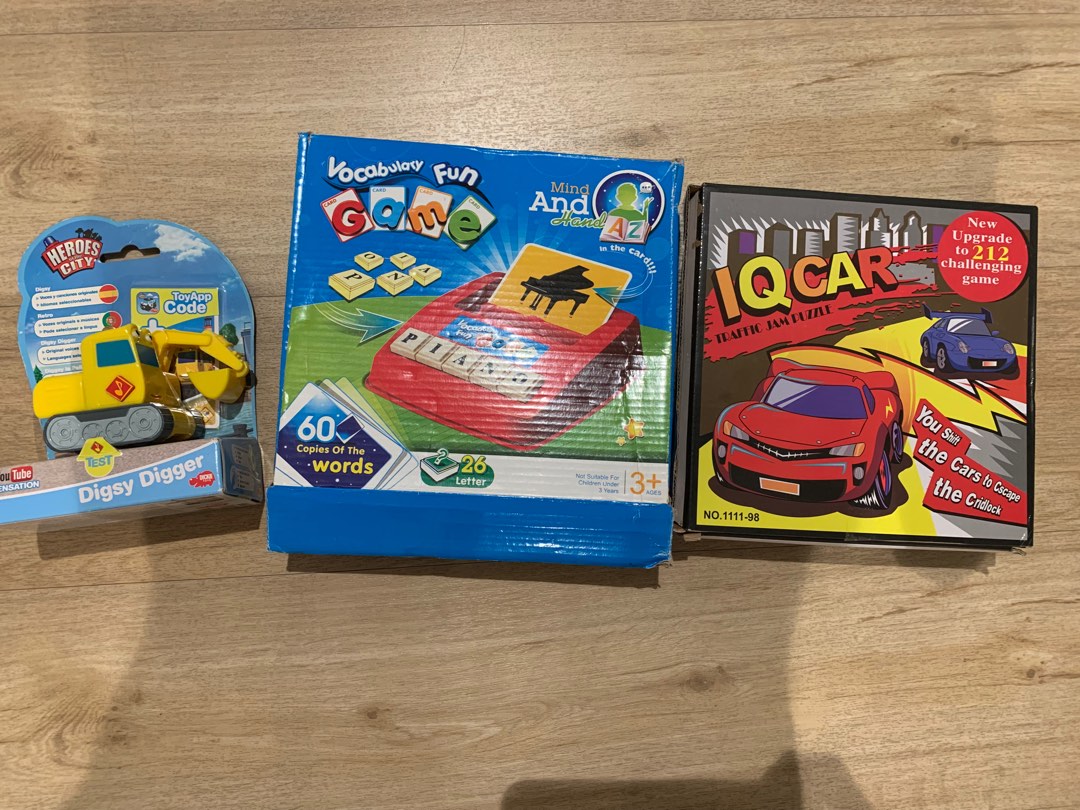 IQ car; vocabulary game, Hobbies & Toys, Toys & Games on Carousell