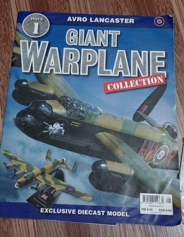 Issue 1 Exclusive Diecast Model 1)Giant Warplane collection Masih dalam ...