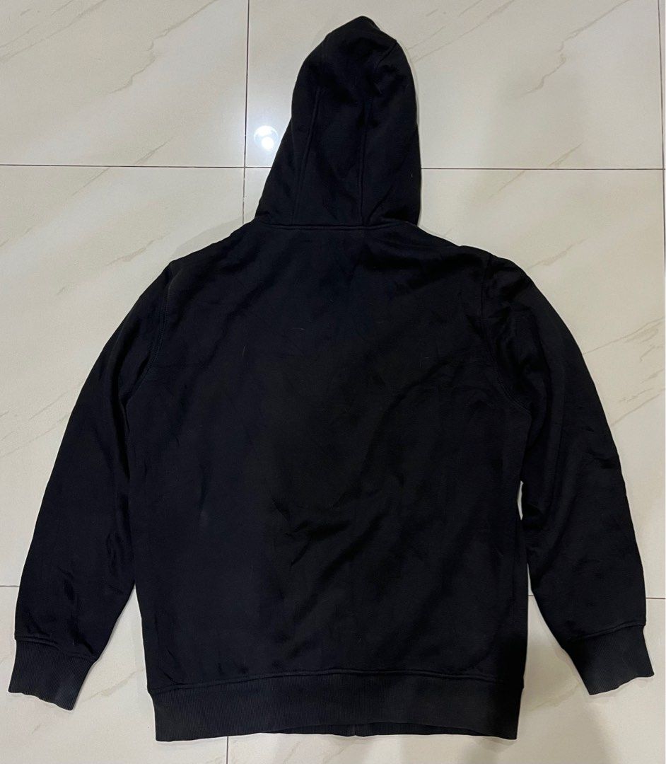 Jaket Hoodie Zipper Uniqlo Sherpa - Made in Vietnam., Fesyen Pria ...