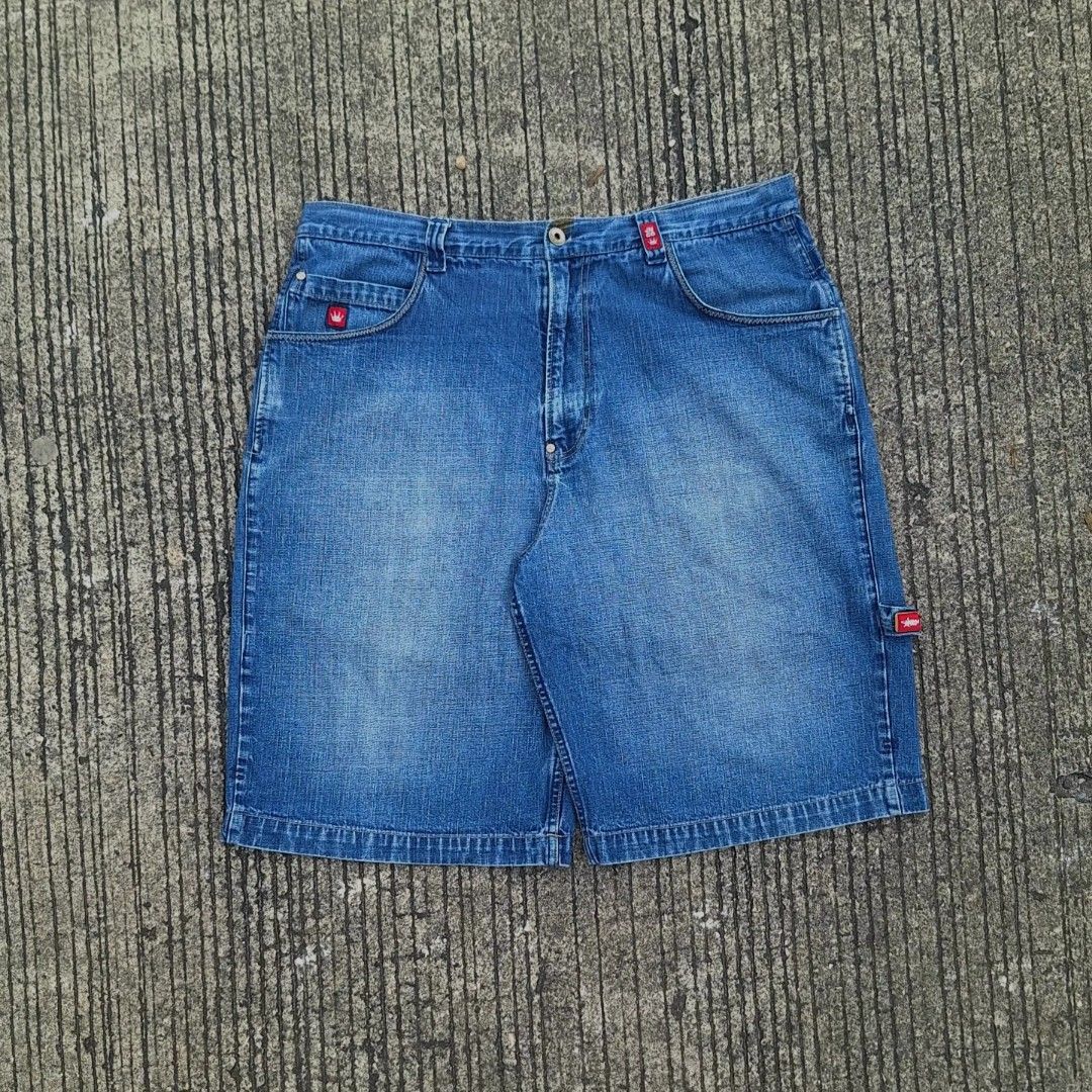 JNCO 8ball snake jorts, Men's Fashion, Bottoms, Shorts on Carousell