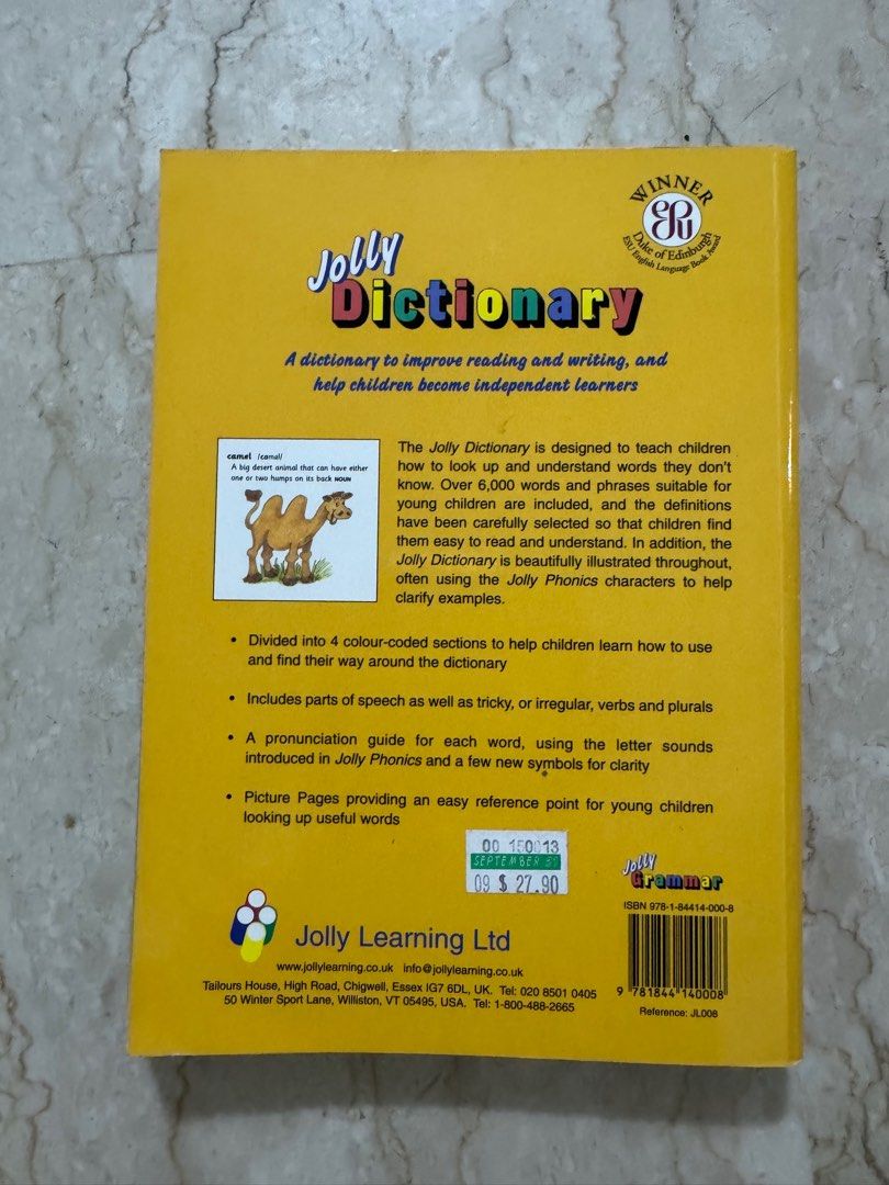 Jolly Phonics Dictionary, Hobbies & Toys, Books & Magazines, Children's ...