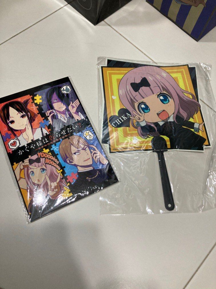 Kaguya sama Notebook and Chika fan, Hobbies & Toys, Memorabilia ...