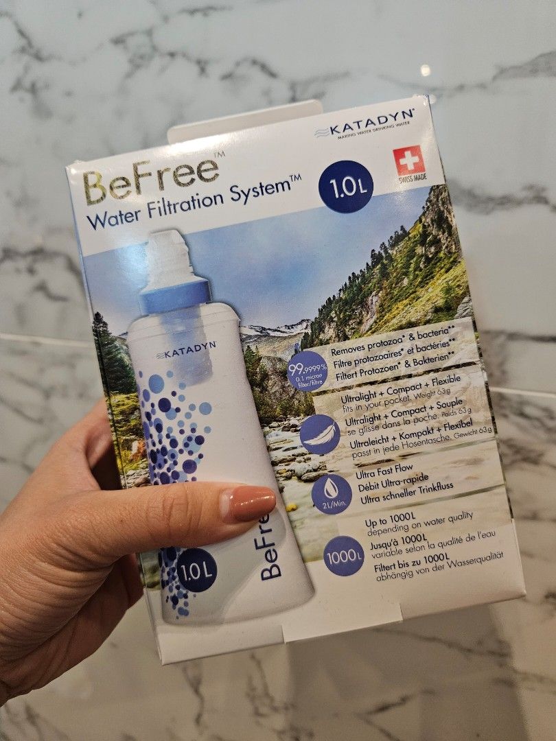 Katadyn BeFree Water Filter 1 Litre, Sports Equipment, Hiking & Camping on Carousell