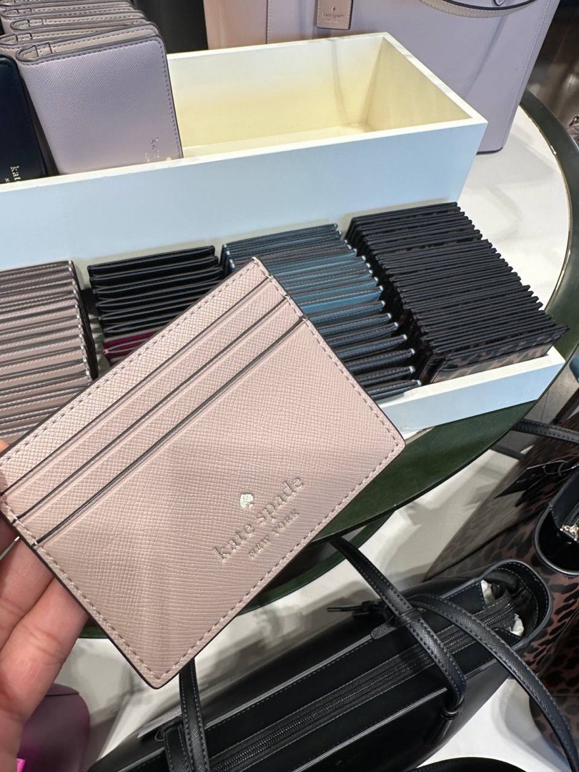 Kate Spade Schuyler Small Slim Card Holder, Luxury, Bags & Wallets on ...
