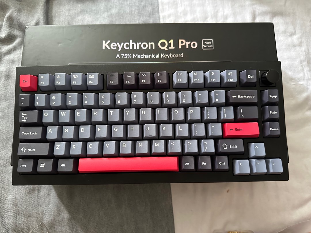 Keychron Q1 Pro QMK/VIA 75% Wireless Custom Keyboard ***Upgraded***, Computers & Tech, Parts ...