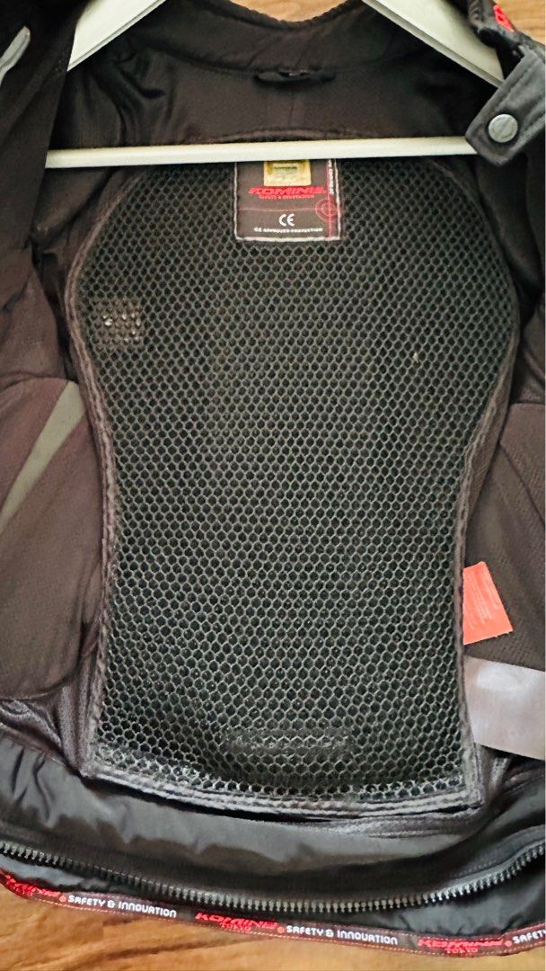 Komine mesh armoured riding jacket, Motorcycles, Motorcycle Apparel on Carousell