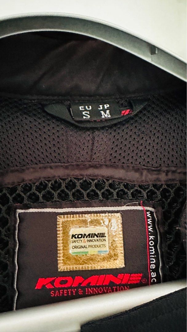 Komine mesh armoured riding jacket, Motorcycles, Motorcycle Apparel on Carousell