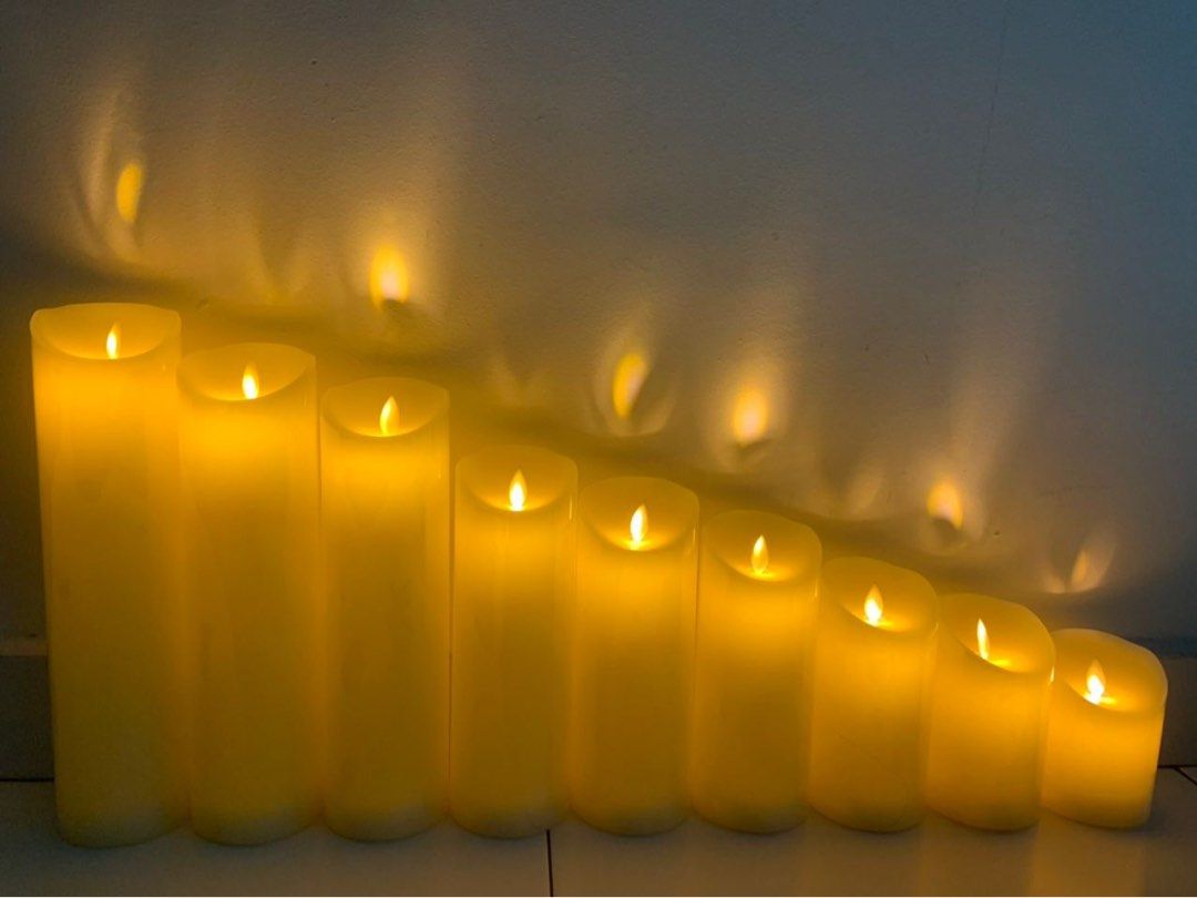 LED candles / Mr & Mrs Sign, Hobbies & Toys, Stationery & Craft ...