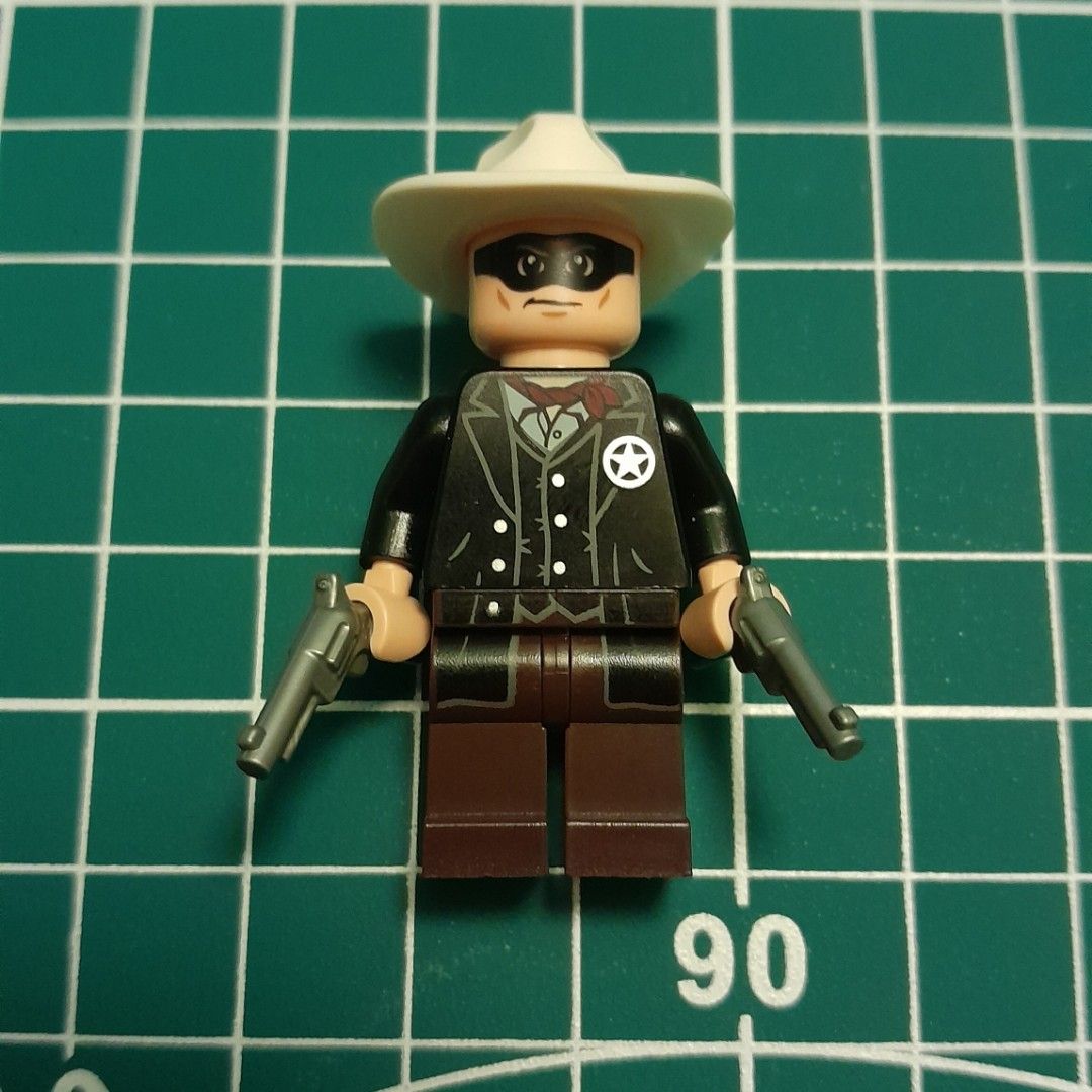 Lego Lone Ranger (John Reid) Minifigure with Twin Revolvers, Hobbies ...