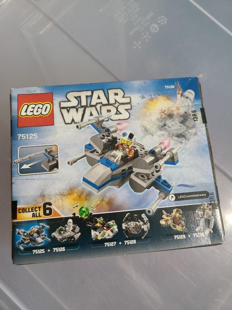 Lego Microfighters Series 3 - Resistance X-Wing Fighter, AT-DP, TIE ...