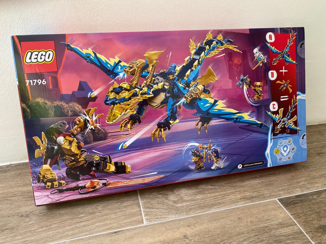 LEGO Ninjago 71796 Elemental Dragon vs. The Empress Mech (1038 Pieces ...
