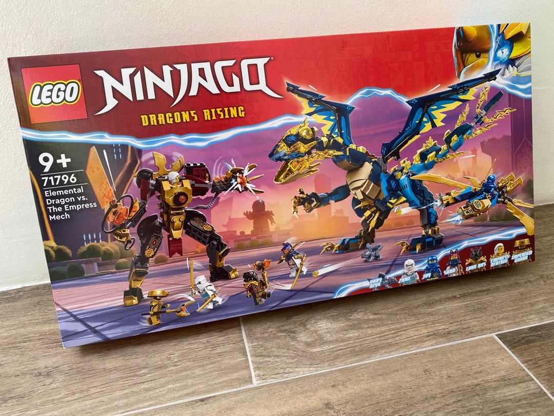 LEGO Ninjago 71796 Elemental Dragon vs. The Empress Mech (1038 Pieces), Hobbies & Toys, Toys ...