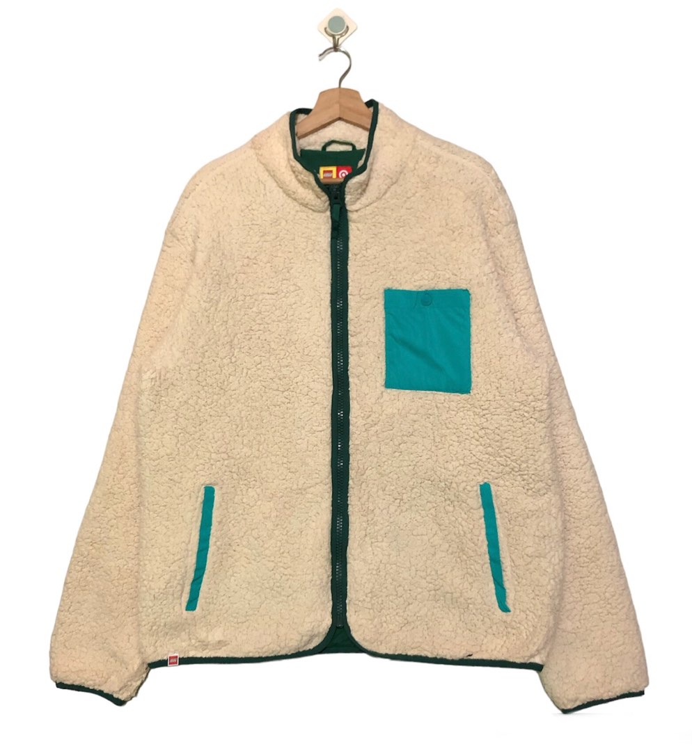 LEGO Sherpa Zip Up Jacket, Men's Fashion, Coats, Jackets and Outerwear ...