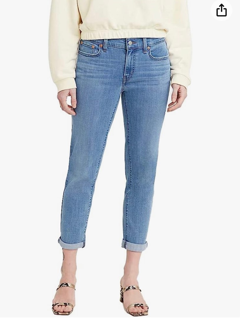 Levi's Boyfriend cut Jeans, Women's Fashion, Bottoms, Jeans on Carousell