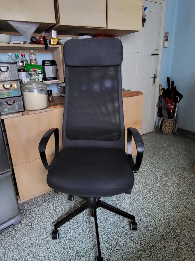 Lightly Used Office Chair - Ikea Markus, Furniture & Home Living ...