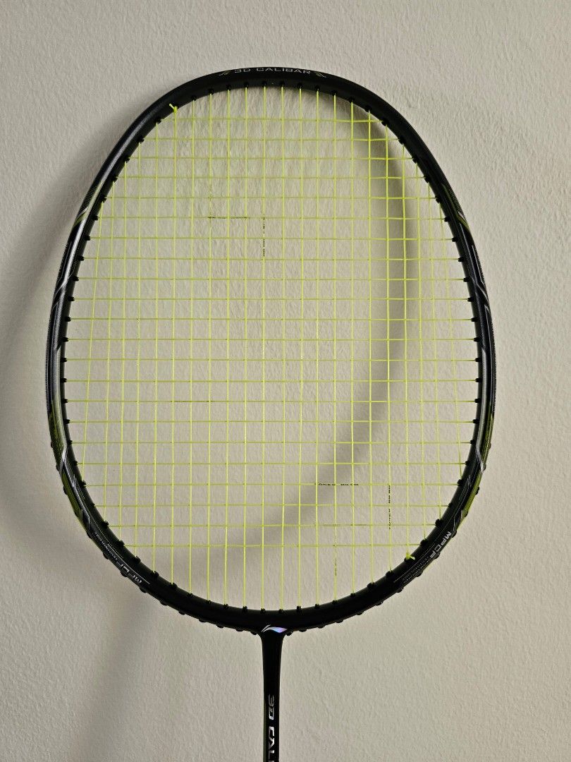 Lining 3d Calibar x combat badminton racket, Sports Equipment, Sports ...