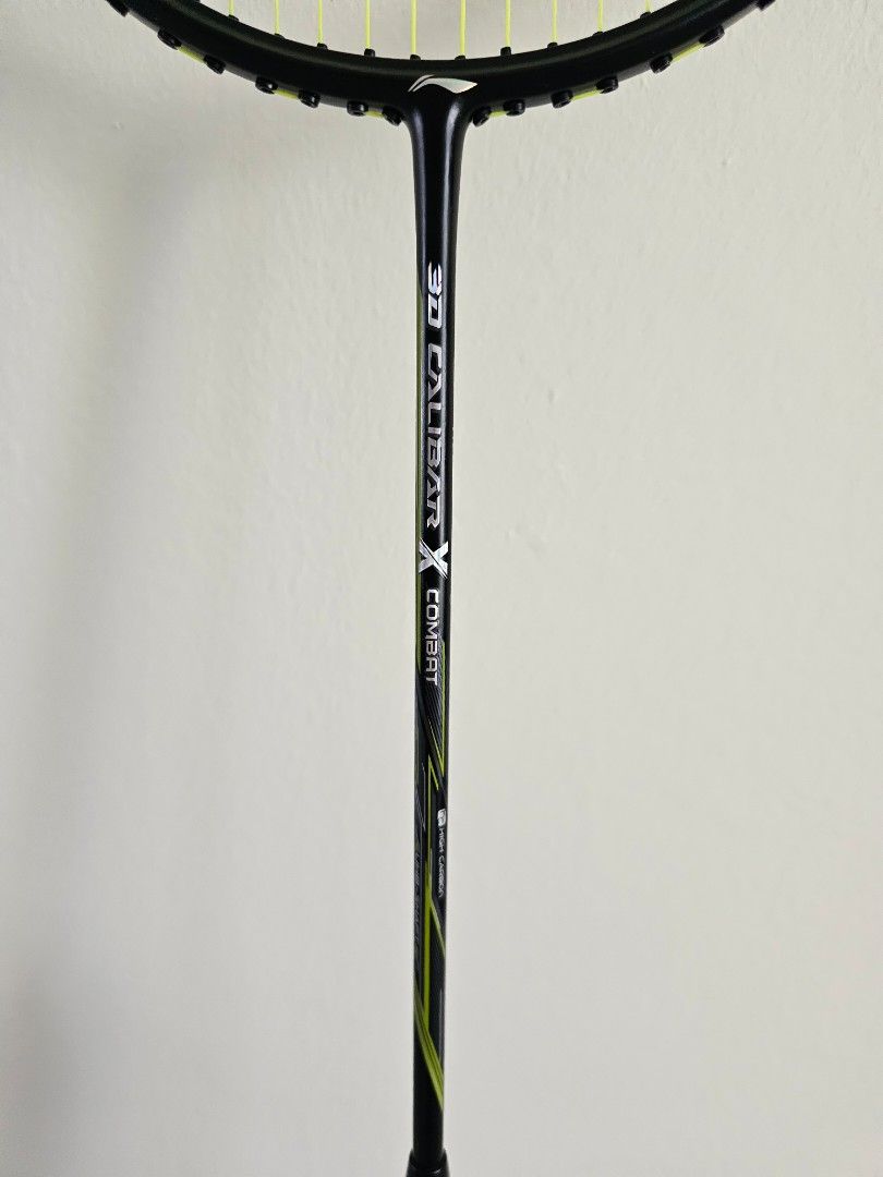 Lining 3d Calibar x combat badminton racket, Sports Equipment, Sports ...