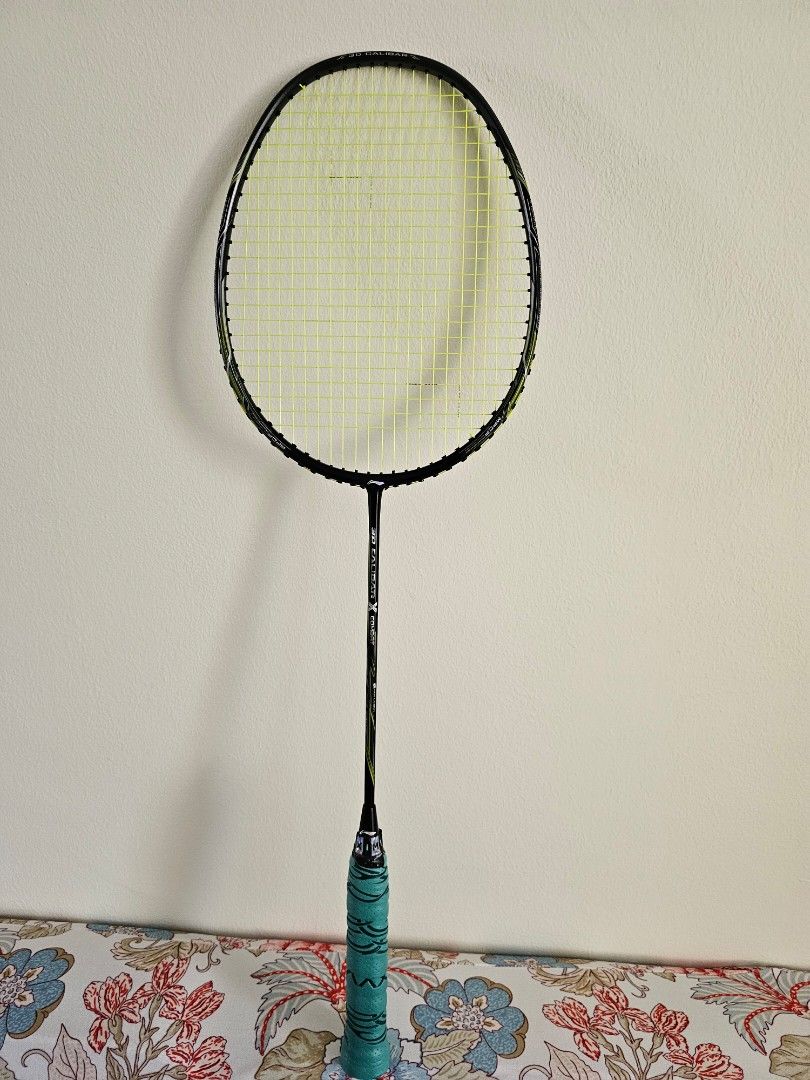 Lining 3d Calibar x combat badminton racket, Sports Equipment, Sports ...