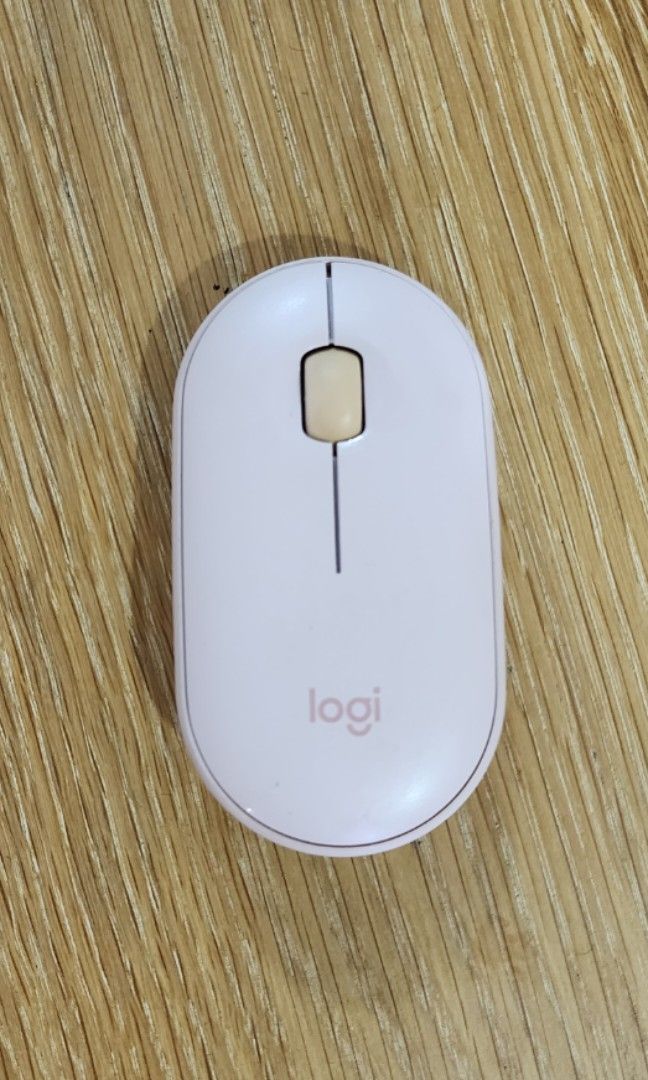 Logitech Wireless Mouse pink pebble, Computers & Tech, Parts ...
