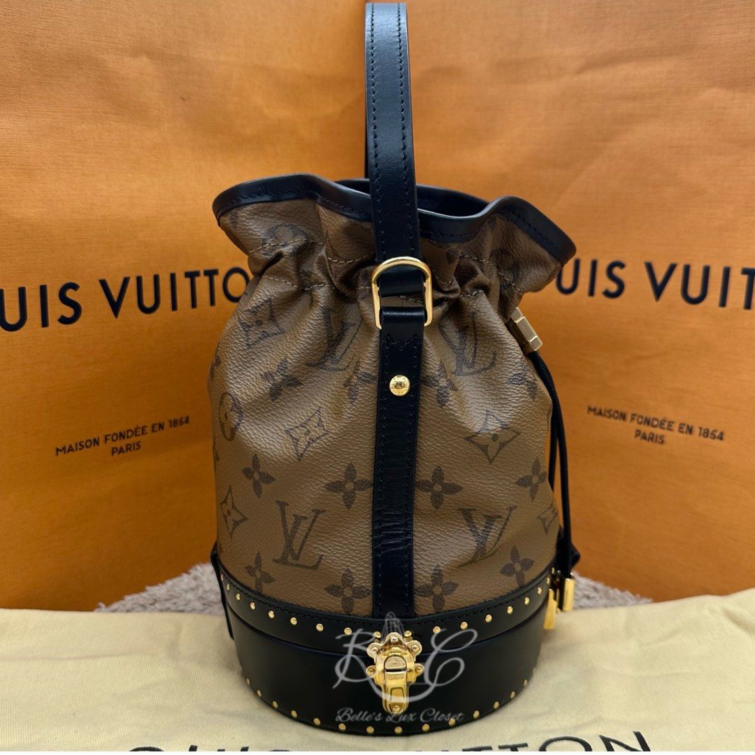 Louis Vuitton Petit Noe Trunk Reverse Monogram, Luxury, Bags & Wallets ...