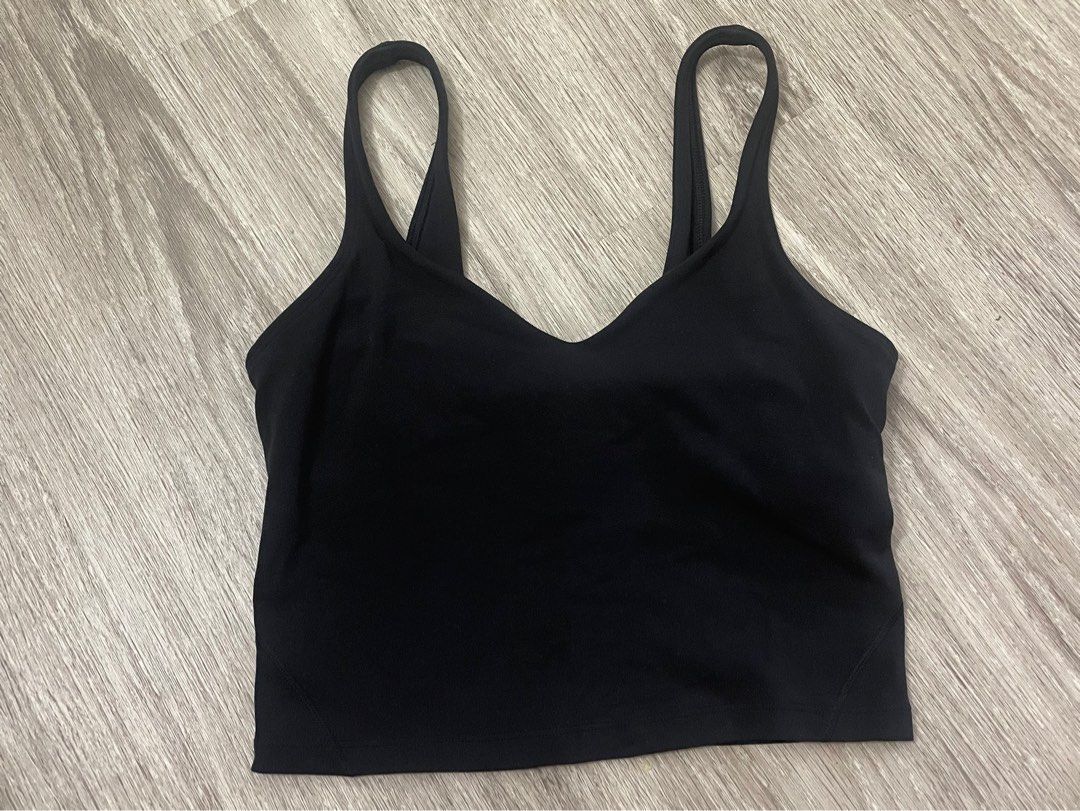 Lululemon Black Align Tank, Women's Fashion, Activewear on Carousell