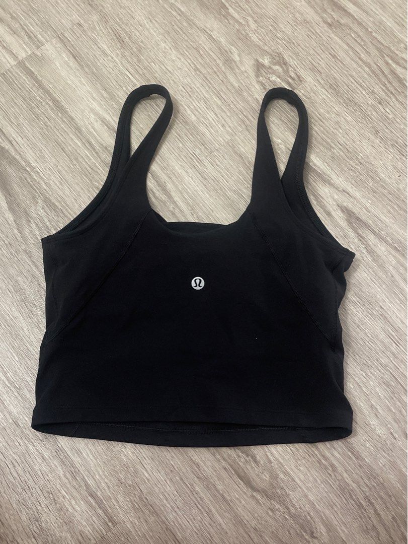 Lululemon Black Align Tank, Women's Fashion, Activewear on Carousell