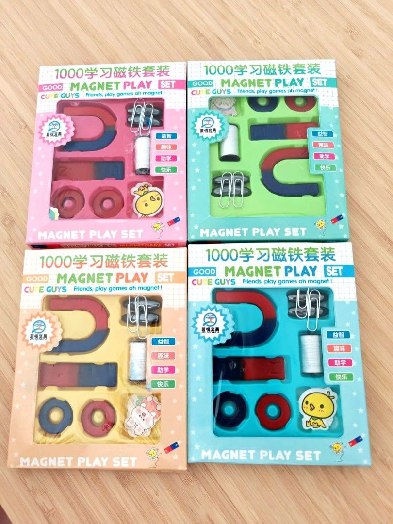 Magnetic set Magnet play Science Experimental, Hobbies & Toys, Toys ...