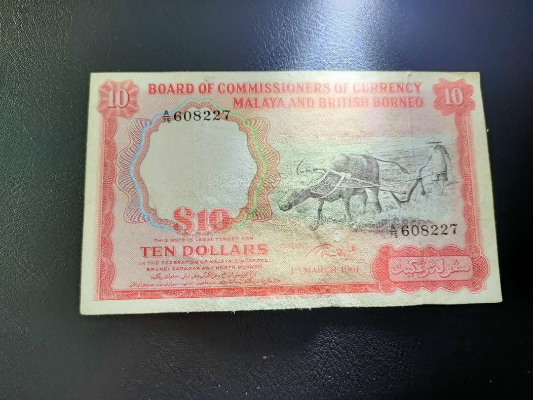 Malaya & British Borneo 1961 Buffalo $10, Hobbies & Toys, Memorabilia ...