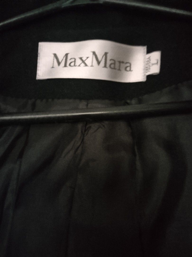 Max Mara Military-style Suede Jacket/Short Coat in Black, Women's ...
