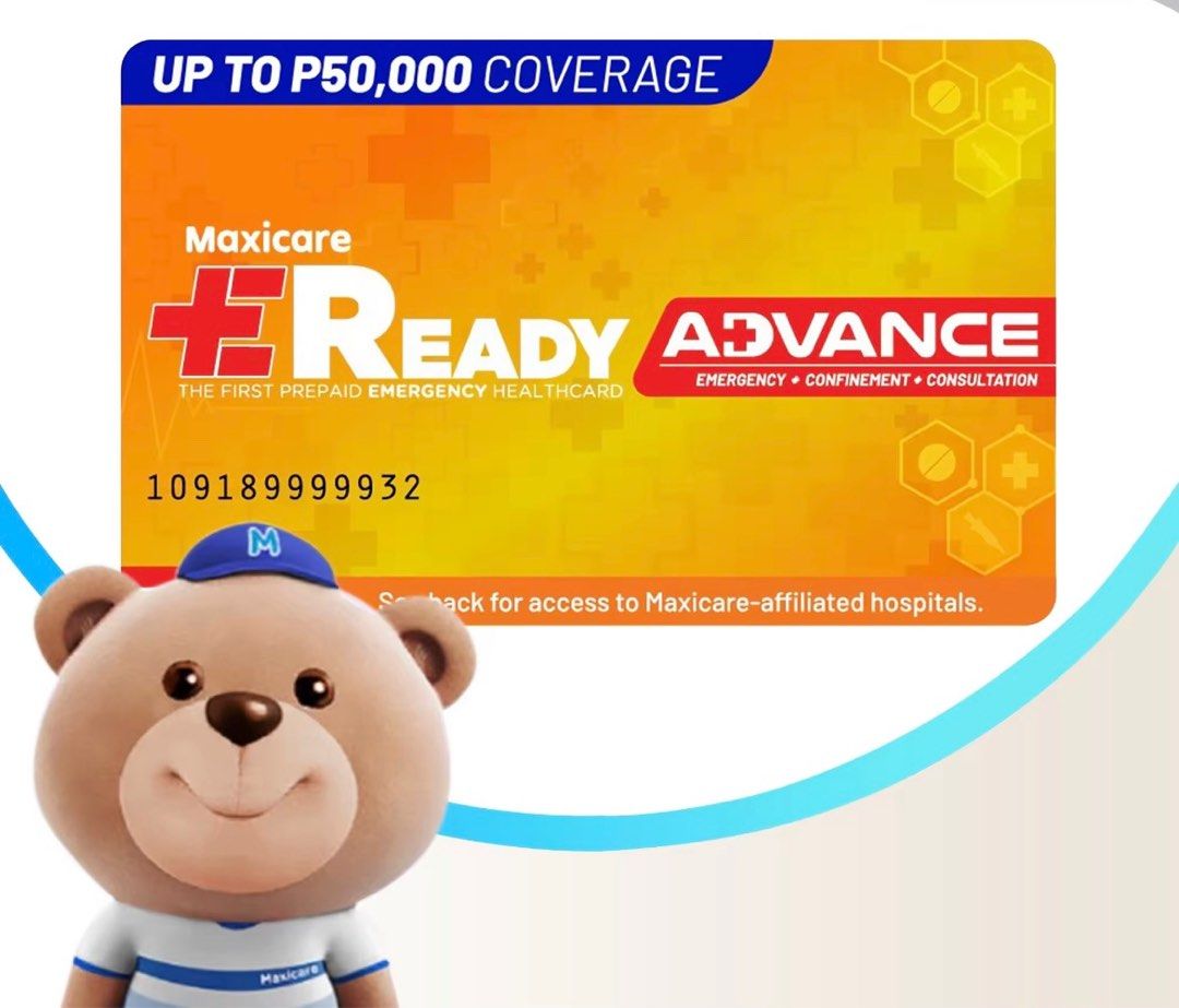 Maxicare Eready Advance Titanium Prepaid Healthcard HMO, Health ...