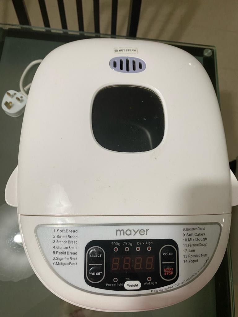Mayer Bread Maker, TV & Home Appliances, Kitchen Appliances ...