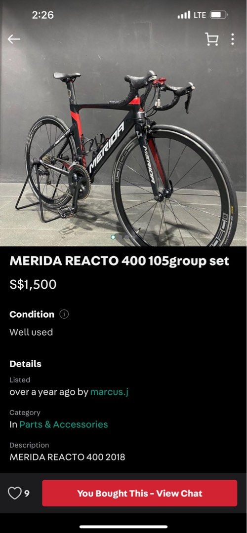 Merida 105, Sports Equipment, Bicycles & Parts, Bicycles on Carousell